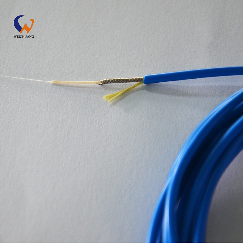 GJSFJV Indoor Simplex Fiber Optic Armored Cable - Weichuang Optics